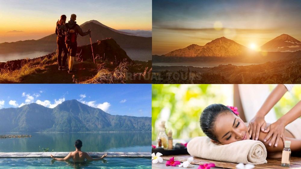Bali Mount Batur Sunrise Trekking, Natural Hot Spring, 2 Hours Spa ...